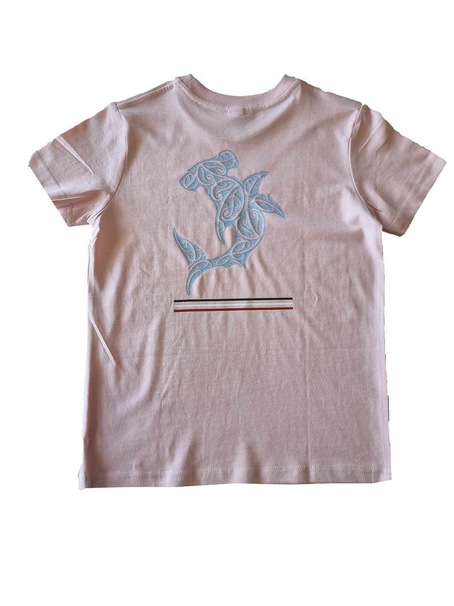 Wai-Tai Kids Pink Mangopare Tee – Wai-Tai Aotearoa
