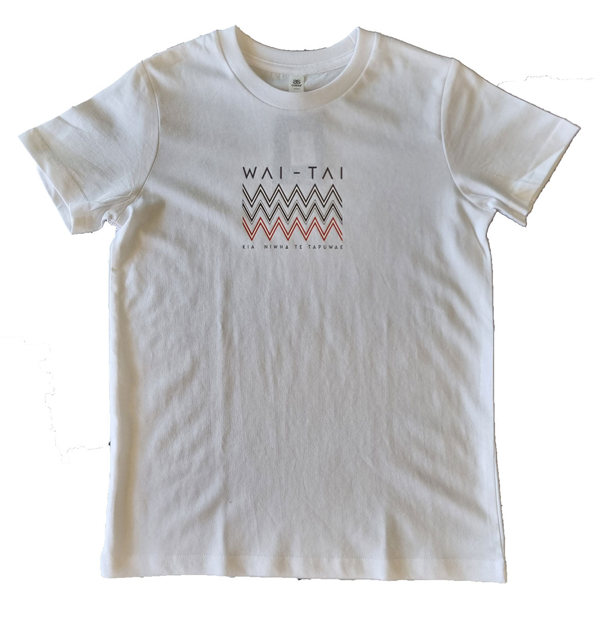 Wai-Tai Kids White Tohu Tee - was $45 – Wai-Tai Aotearoa